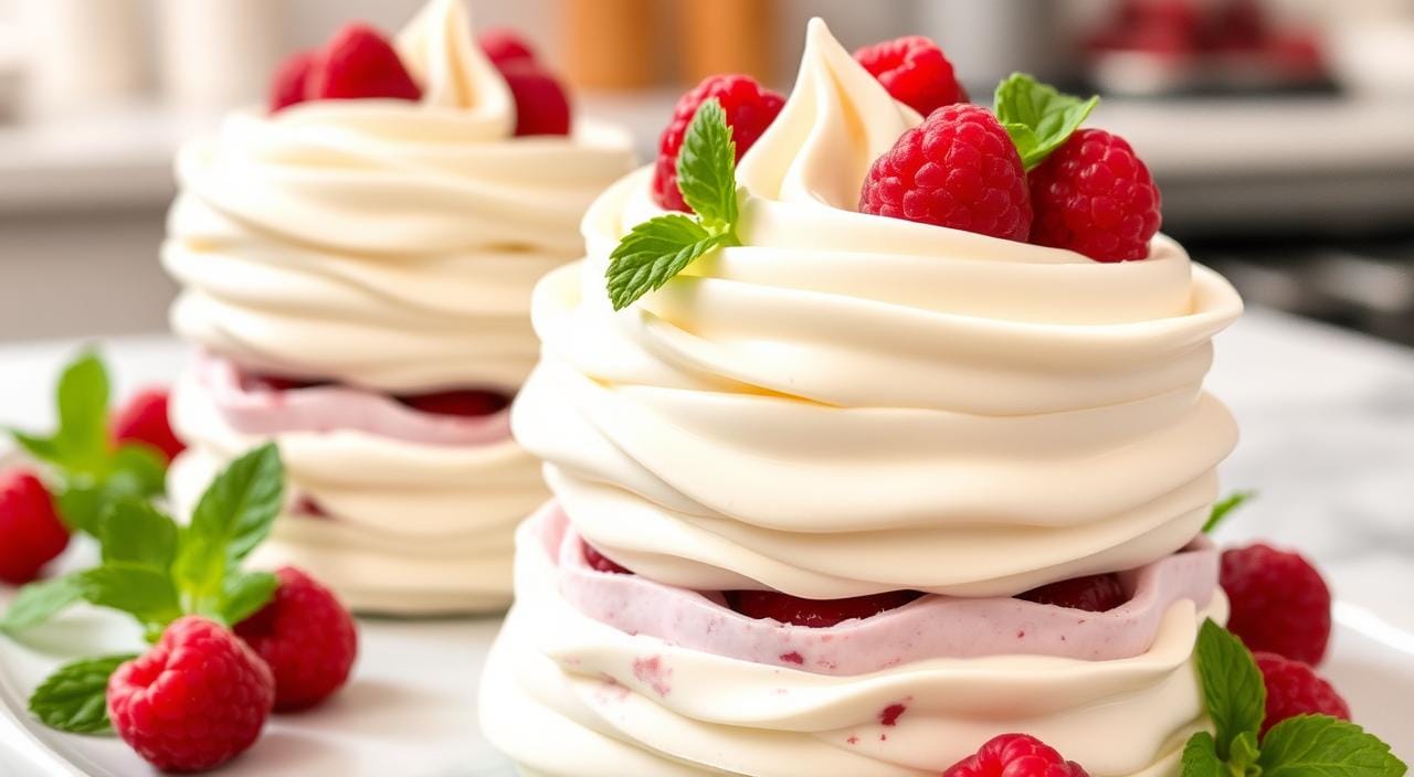 White Chocolate Raspberry Mousse
