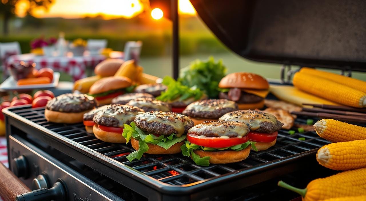 "Juicy Beef Burgers: A Classic Dinner for BBQ Nights"