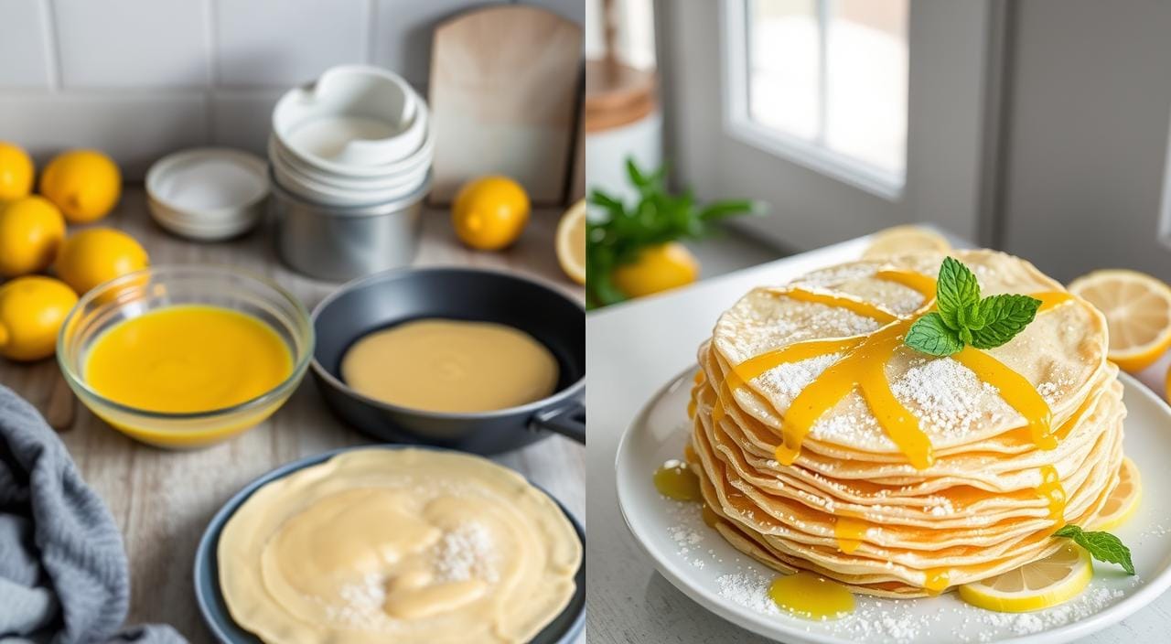 Lemon Sugar Crepes